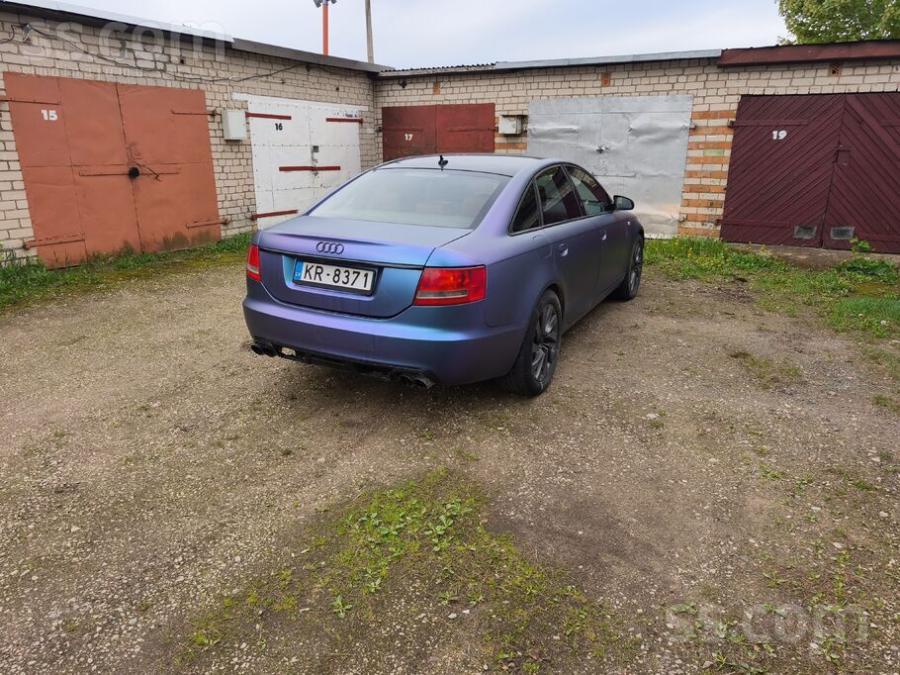 Violets Audi A6 2005 Jēkabpils, ar dzinēja tilpumu 3.00 L un nobraukumu 465 tūkst. km par 4999 €, foto 4 vietnē AUTOMOTO.COM.LV