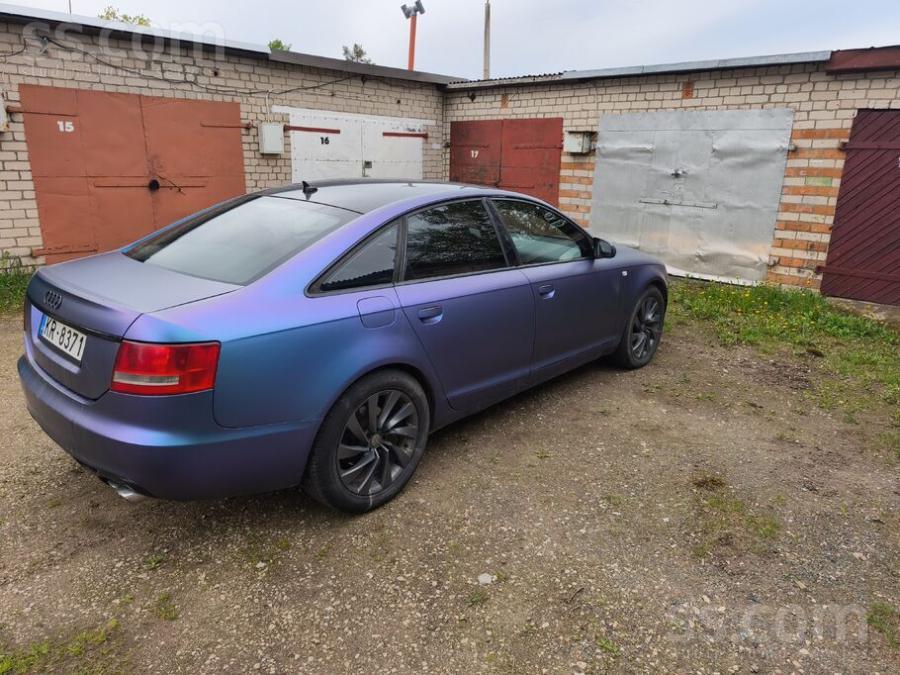 Violets Audi A6 2005 Jēkabpils, ar dzinēja tilpumu 3.00 L un nobraukumu 465 tūkst. km par 4999 €, foto 5 vietnē AUTOMOTO.COM.LV