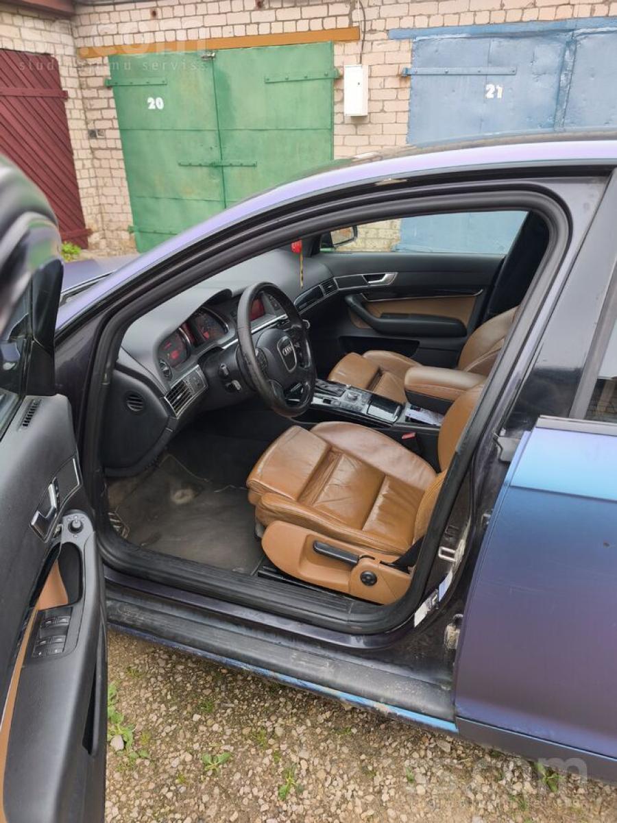 Violets Audi A6 2005 Jēkabpils, ar dzinēja tilpumu 3.00 L un nobraukumu 465 tūkst. km par 4999 €, foto 6 vietnē AUTOMOTO.COM.LV