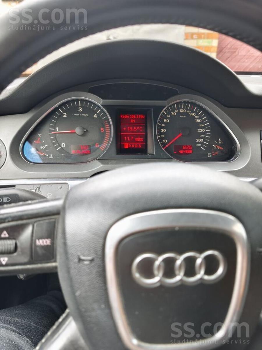Violets Audi A6 2005 Jēkabpils, ar dzinēja tilpumu 3.00 L un nobraukumu 465 tūkst. km par 4999 €, foto 8 vietnē AUTOMOTO.COM.LV