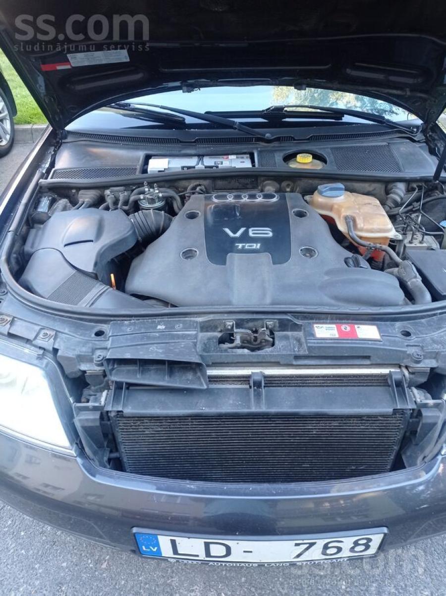 Violet Audi A6 2000 in Riga, with an engine capacity of 2.50 L and mileage of 392 thousand km for 350 €, photo 3 on AUTOMOTO.COM.LV