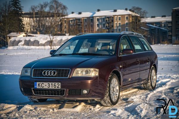 Violet Audi A6 2003 in Riga, with an engine capacity of 2.40 L and mileage of 353 thousand km for 690 €, photo 1 on AUTOMOTO.COM.LV