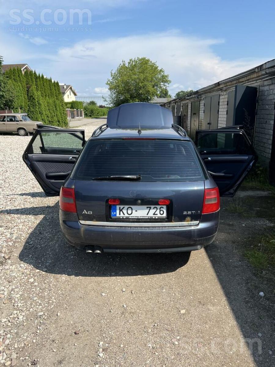 Violet Audi A6 2003 in Riga, with an engine capacity of 2.50 L and mileage of 353 thousand km for 800 €, photo 4 on AUTOMOTO.COM.LV
