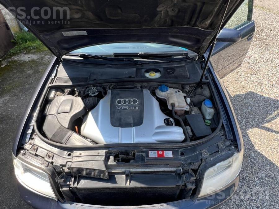 Violet Audi A6 2003 in Riga, with an engine capacity of 2.50 L and mileage of 353 thousand km for 800 €, photo 7 on AUTOMOTO.COM.LV