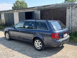 Violet Audi A6 2003 in Riga, with an engine capacity of 2.50 L and mileage of 353 thousand km for 800 €, photo 8 on AUTOMOTO.COM.LV