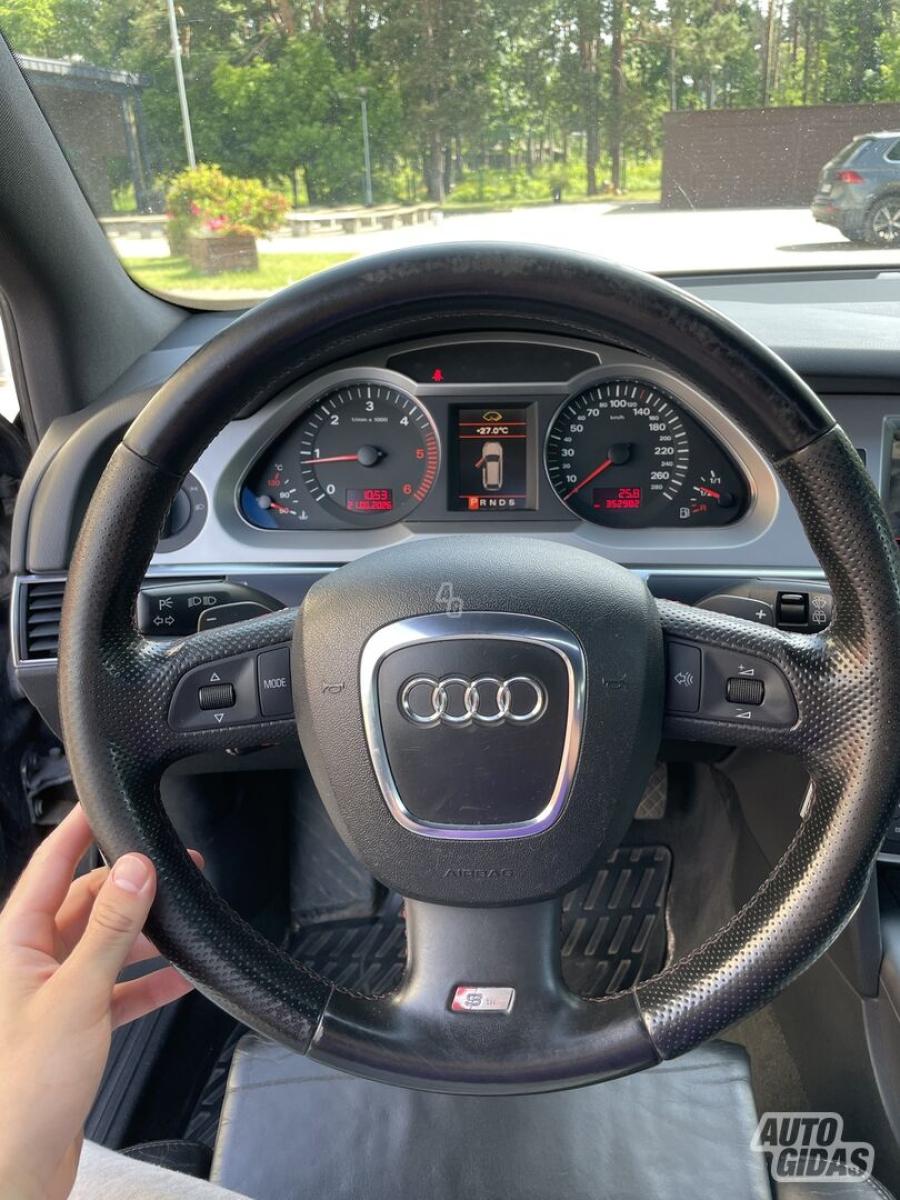 Violet Audi A6 2008 in Vilnius, with an engine capacity of 3.00 L and mileage of 353 thousand km for 4700 €, photo 24 on AUTOMOTO.COM.LV