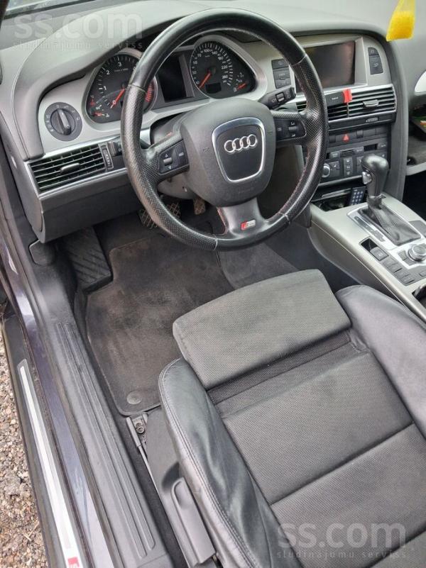 Violet Audi A6 2008 in Riga, with an engine capacity of 2.70 L and mileage of 0 thousand km for 4490 €, photo 6 on AUTOMOTO.COM.LV