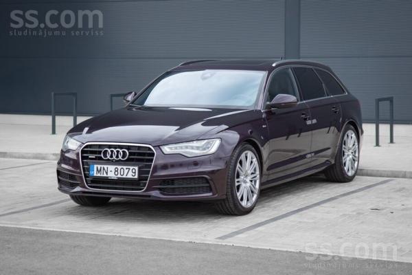 Violet Audi A6 2013 in Riga, with an engine capacity of 3.00 L and mileage of 317 thousand km for 13950 €, photo 1 on AUTOMOTO.COM.LV