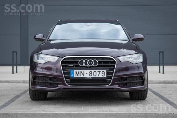 Violet Audi A6 2013 in Riga, with an engine capacity of 3.00 L and mileage of 317 thousand km for 13950 €, photo 2 on AUTOMOTO.COM.LV