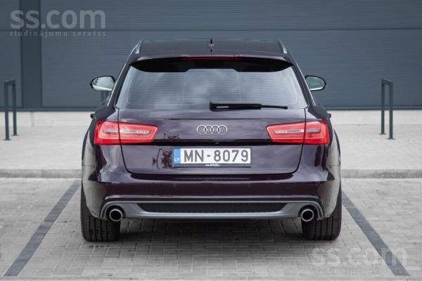 Violet Audi A6 2013 in Riga, with an engine capacity of 3.00 L and mileage of 317 thousand km for 13950 €, photo 6 on AUTOMOTO.COM.LV