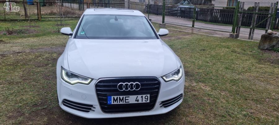 Balts Audi A6 2011 Kauņa, ar dzinēja tilpumu 3.00 L un nobraukumu 164 tūkst. km par 8499 €, foto 1 vietnē AUTOMOTO.COM.LV