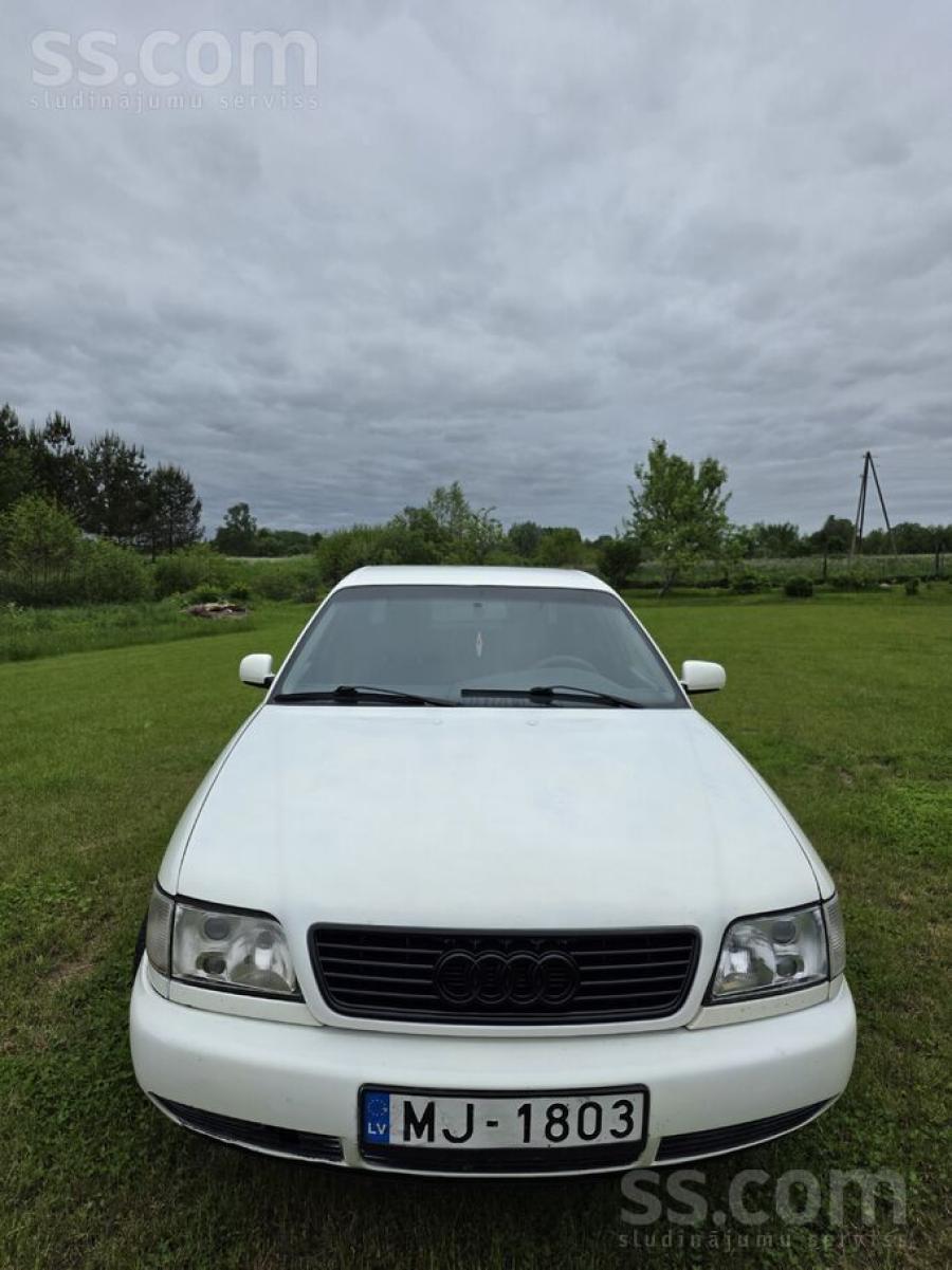 White Audi A6 1995 in Valka, with an engine capacity of 2.50 L and mileage of 430 thousand km for 1250 €, photo 3 on AUTOMOTO.COM.LV