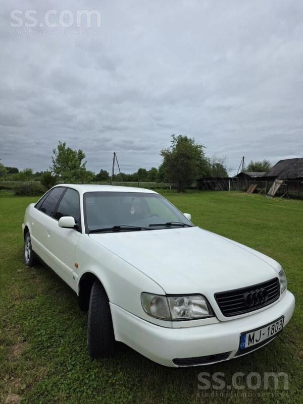 White Audi A6 1995 in Valka, with an engine capacity of 2.50 L and mileage of 430 thousand km for 1250 €, photo 3 on AUTOMOTO.COM.LV