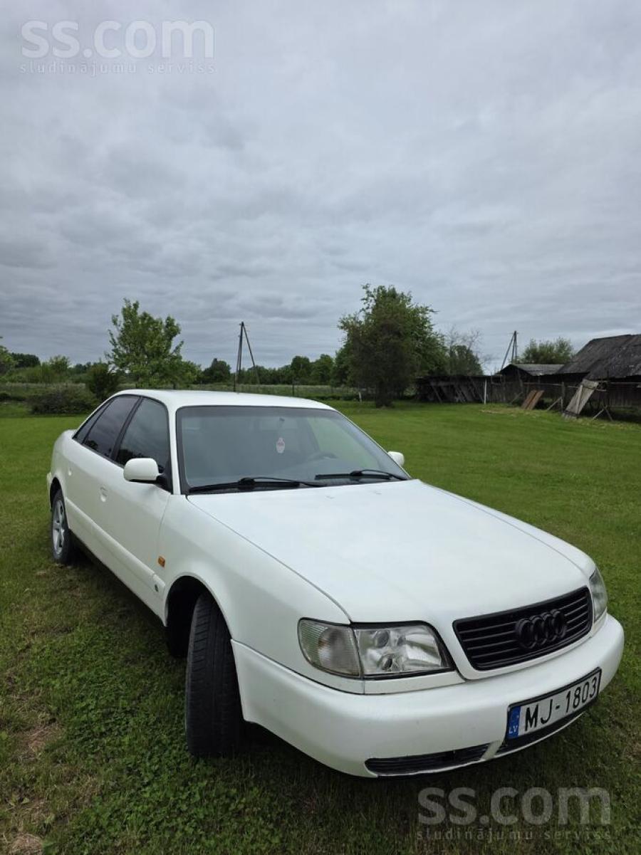 White Audi A6 1995 in Valka, with an engine capacity of 2.50 L and mileage of 430 thousand km for 1250 €, photo 4 on AUTOMOTO.COM.LV