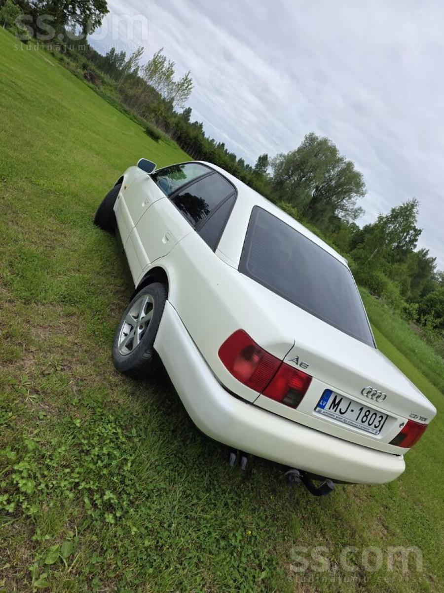 White Audi A6 1995 in Valka, with an engine capacity of 2.50 L and mileage of 430 thousand km for 1250 €, photo 9 on AUTOMOTO.COM.LV