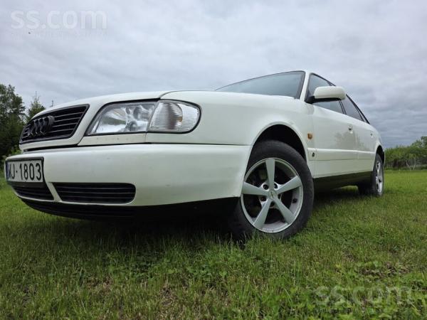 White Audi A6 1995 in Valka, with an engine capacity of 2.50 L and mileage of 430 thousand km for 1250 €, photo 10 on AUTOMOTO.COM.LV