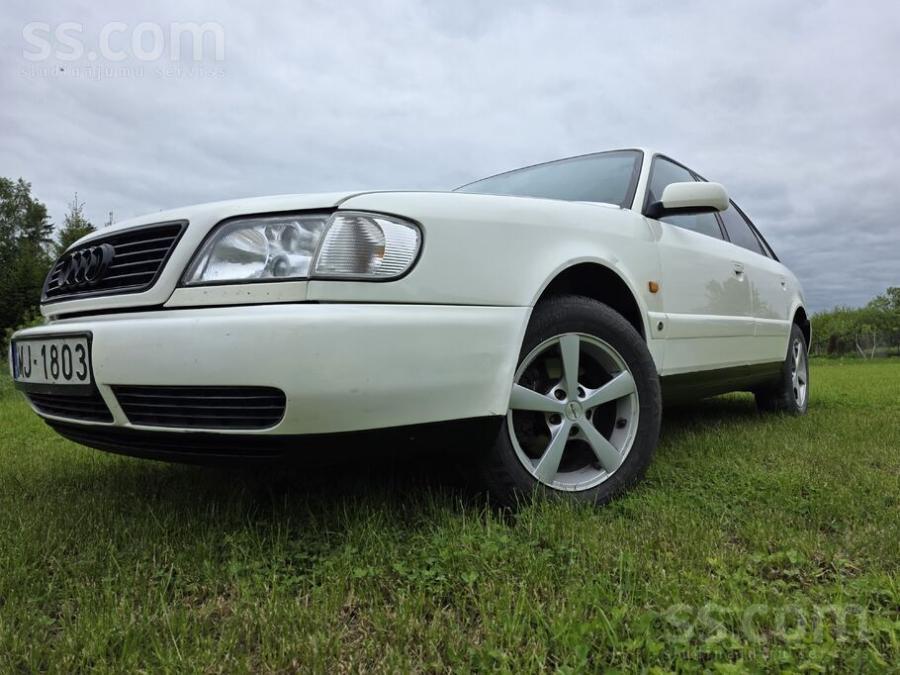 White Audi A6 1995 in Valka, with an engine capacity of 2.50 L and mileage of 430 thousand km for 1250 €, photo 11 on AUTOMOTO.COM.LV
