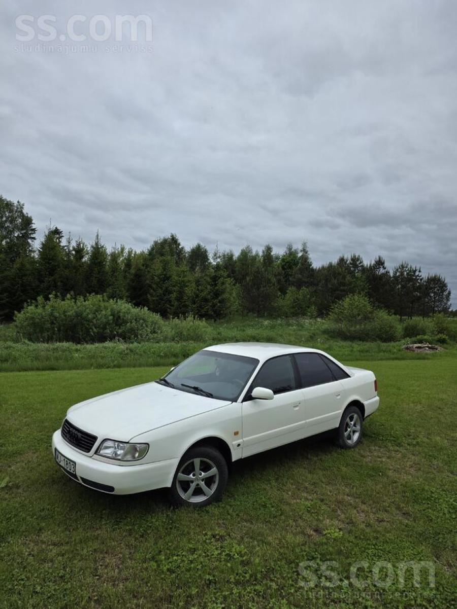 White Audi A6 1995 in Valka, with an engine capacity of 2.50 L and mileage of 430 thousand km for 1250 €, photo 12 on AUTOMOTO.COM.LV