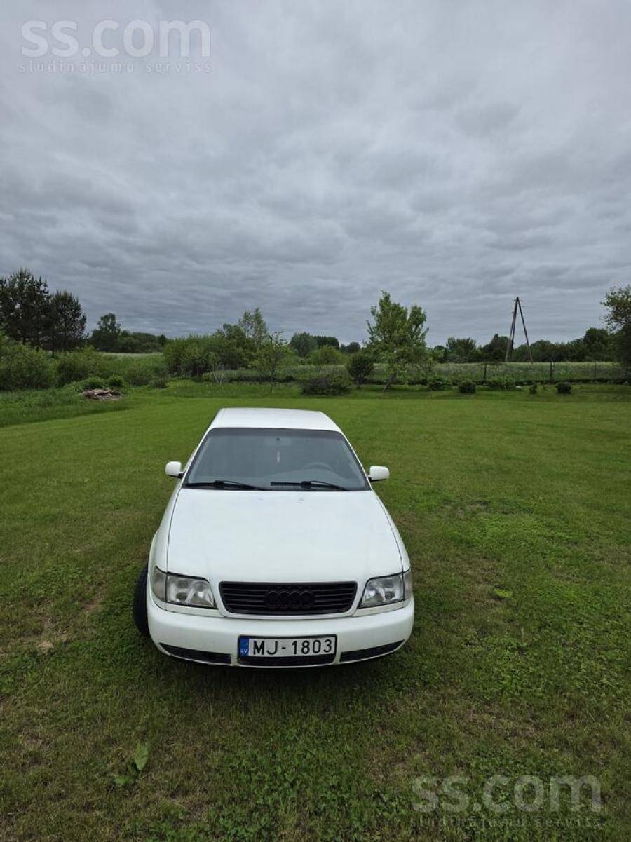 White Audi A6 1995 in Valka, with an engine capacity of 2.50 L and mileage of 430 thousand km for 1250 €, photo 13 on AUTOMOTO.COM.LV