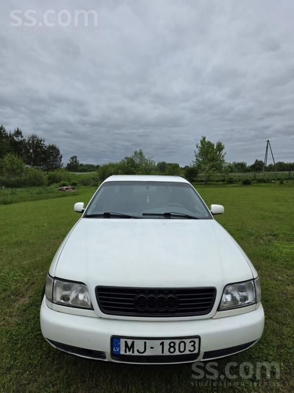 White Audi A6 1995 in Valka, with an engine capacity of 2.50 L and mileage of 430 thousand km for 1250 €, photo 2 on AUTOMOTO.COM.LV