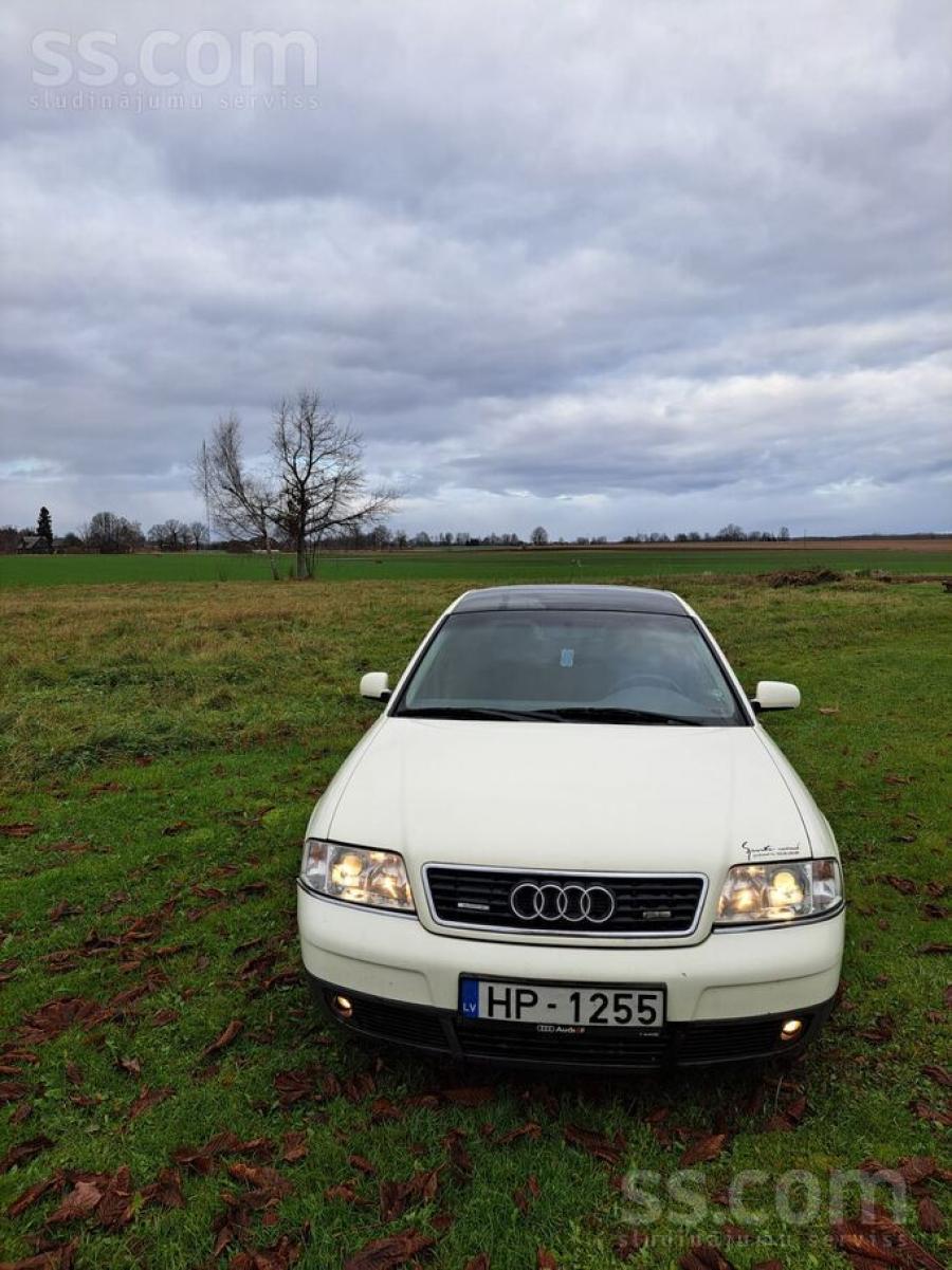 White Audi A6 1997 in Riga, with an engine capacity of 2.40 L and mileage of 390 thousand km for 2350 €, photo 2 on AUTOMOTO.COM.LV
