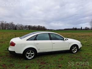 White Audi A6 1997 in Riga, with an engine capacity of 2.40 L and mileage of 390 thousand km for 2350 €, photo 3 on AUTOMOTO.COM.LV