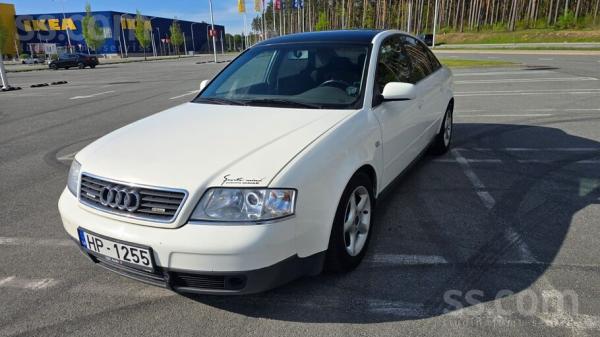 White Audi A6 1997 in Riga, with an engine capacity of 2.40 L and mileage of 390 thousand km for 1900 €, photo 5 on AUTOMOTO.COM.LV