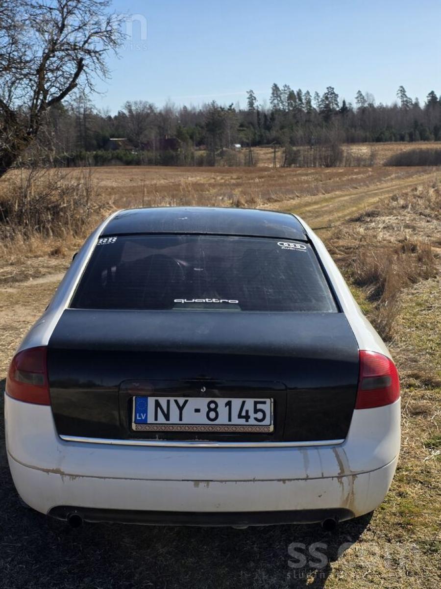 White Audi A6 1997 in Valka, with an engine capacity of 2.40 L and mileage of 300 thousand km for 900 €, photo 4 on AUTOMOTO.COM.LV