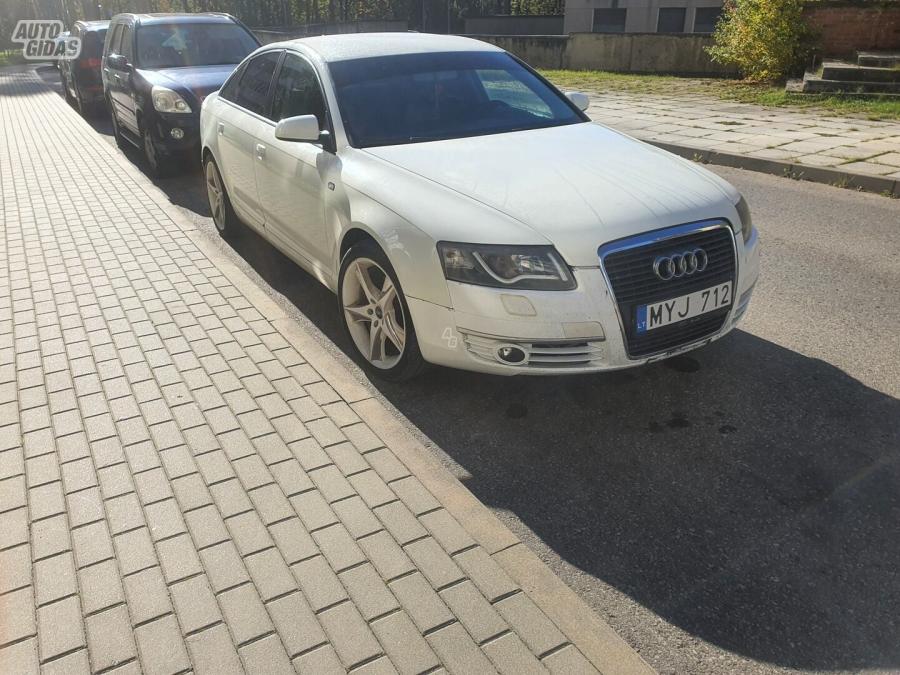 White Audi A6 2003 in Visaginas, with an engine capacity of 2.00 L and mileage of 345 thousand km for 1999 €, photo 2 on AUTOMOTO.COM.LV