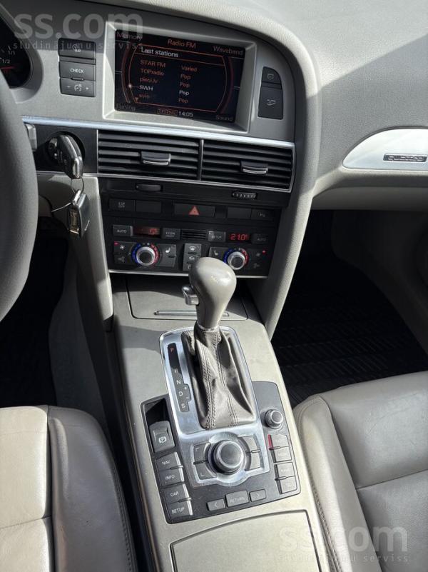 Balts Audi A6 2007 Rīga, ar dzinēja tilpumu 3.00 L un nobraukumu 228 tūkst. km par 3500 €, foto 11 vietnē AUTOMOTO.COM.LV