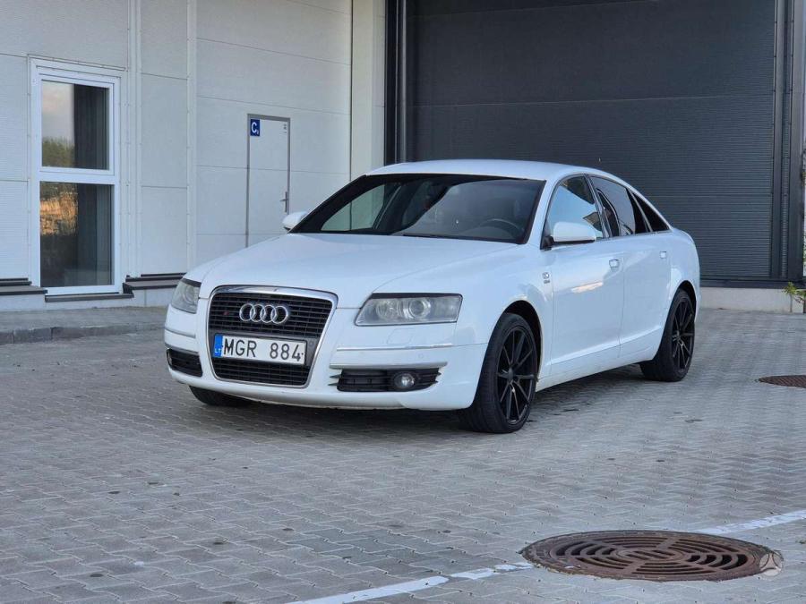 Белый Ауди А6 2007 в Вильнюс, объемом двигателя 1.98 л и пробегом 335 тыс. км за 2500 €, фото 1 на AUTOMOTO.COM.LV