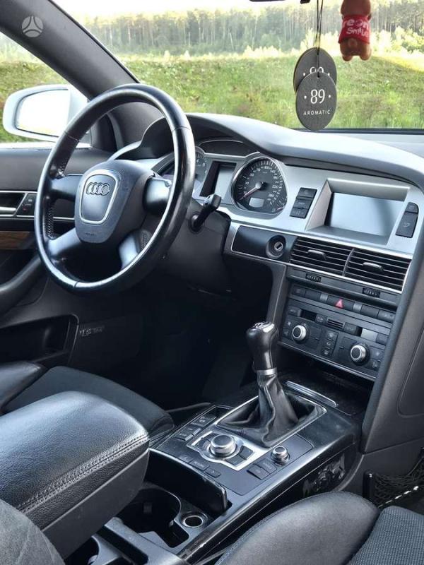 White Audi A6 2007 in Vilnius, with an engine capacity of 1.98 L and mileage of 335 thousand km for 2500 €, photo 9 on AUTOMOTO.COM.LV