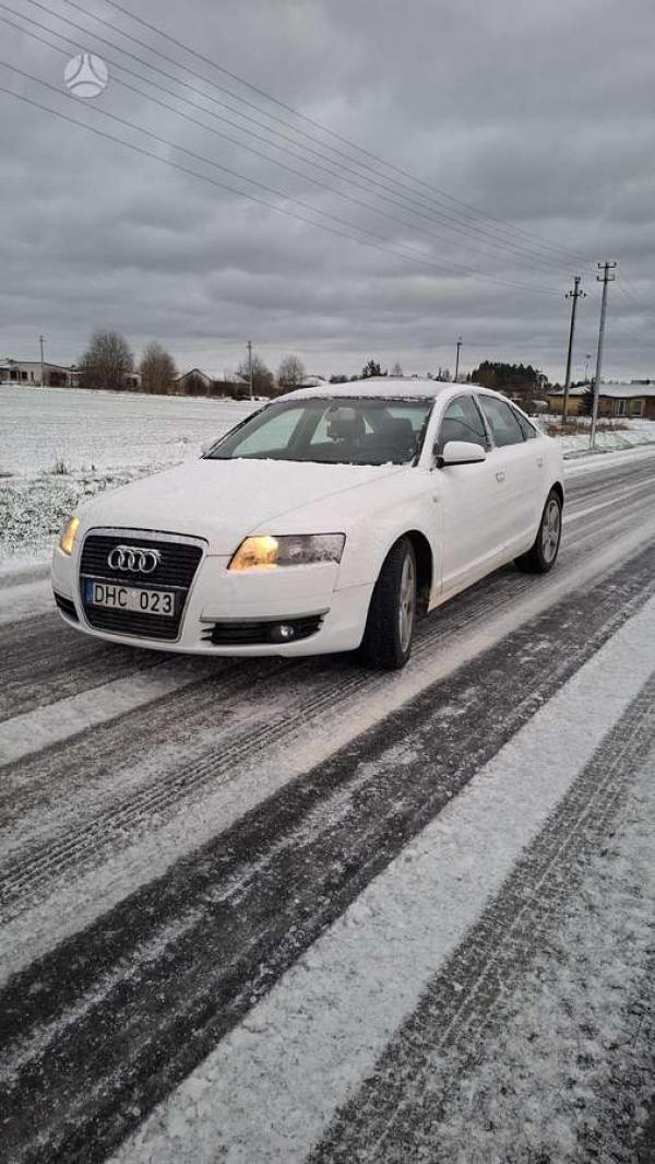 Balts Audi A6 2008 Viļņa, ar dzinēja tilpumu 2.97 L un nobraukumu 300 tūkst. km par 2600 €, foto 1 vietnē AUTOMOTO.COM.LV