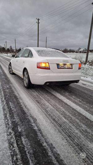 White Audi A6 2008 in Vilnius, with an engine capacity of 2.97 L and mileage of 300 thousand km for 2600 €, photo 4 on AUTOMOTO.COM.LV