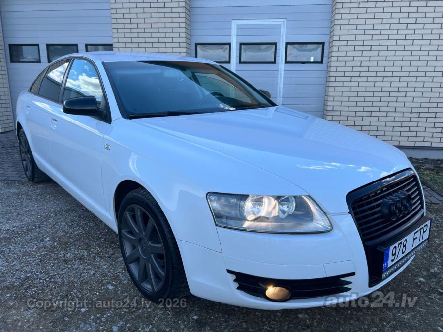 White Audi A6 2008 in Paide, with an engine capacity of 2.00 L and mileage of 259 thousand km for 3999 €, photo 1 on AUTOMOTO.COM.LV