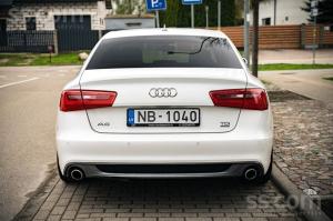 White Audi A6 2011 in Riga, with an engine capacity of 3.00 L and mileage of 0 thousand km for 9990 €, photo 5 on AUTOMOTO.COM.LV
