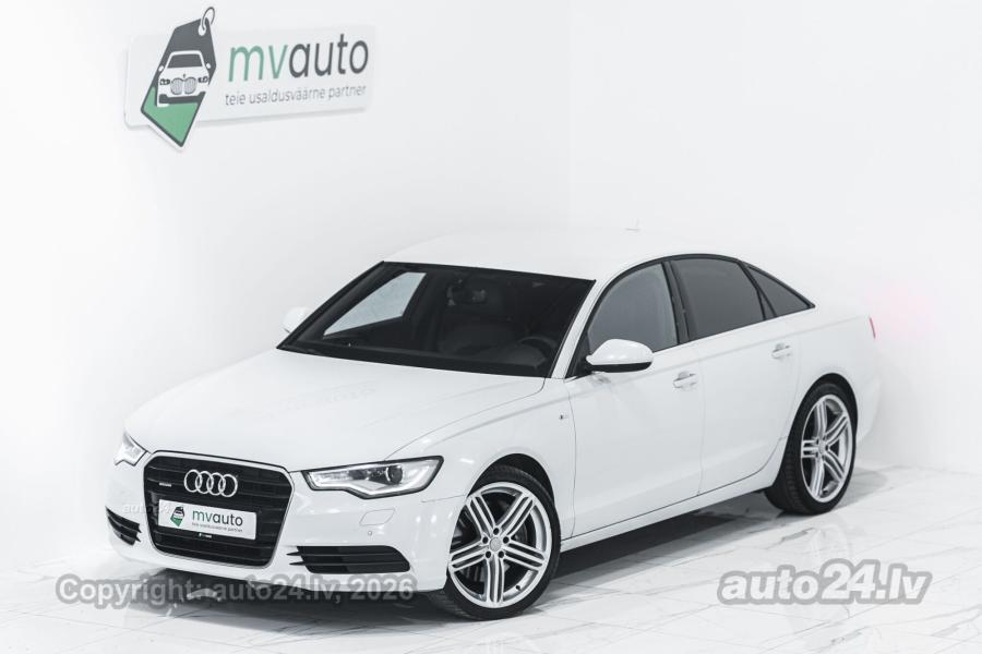 White Audi A6 2011 in Tallinn, with an engine capacity of 3.00 L and mileage of 250 thousand km for 9990 €, photo 1 on AUTOMOTO.COM.LV