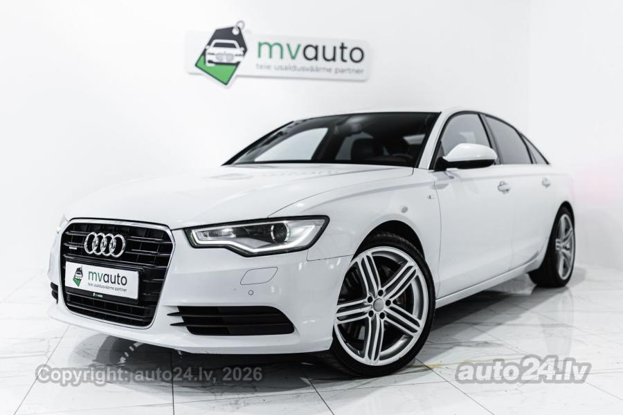 White Audi A6 2011 in Tallinn, with an engine capacity of 3.00 L and mileage of 250 thousand km for 9990 €, photo 4 on AUTOMOTO.COM.LV