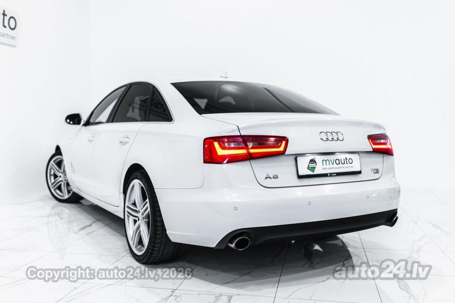 White Audi A6 2011 in Tallinn, with an engine capacity of 3.00 L and mileage of 250 thousand km for 9990 €, photo 7 on AUTOMOTO.COM.LV