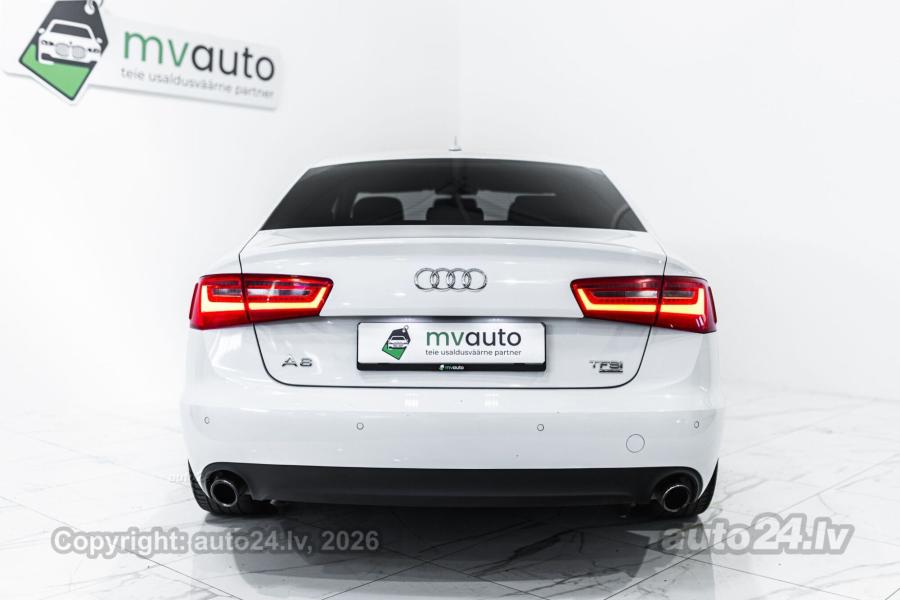 White Audi A6 2011 in Tallinn, with an engine capacity of 3.00 L and mileage of 250 thousand km for 9990 €, photo 8 on AUTOMOTO.COM.LV