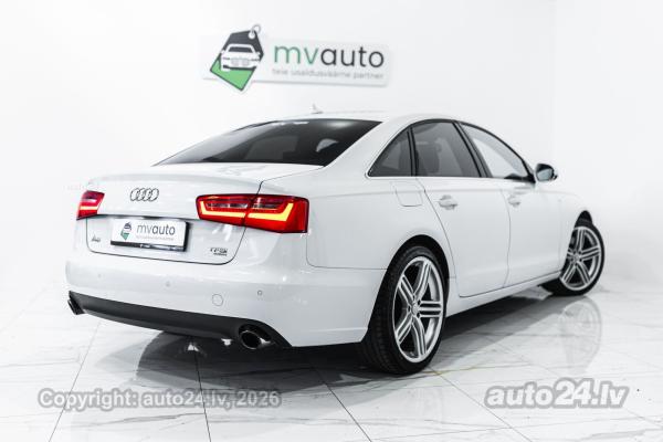 White Audi A6 2011 in Tallinn, with an engine capacity of 3.00 L and mileage of 250 thousand km for 9990 €, photo 8 on AUTOMOTO.COM.LV