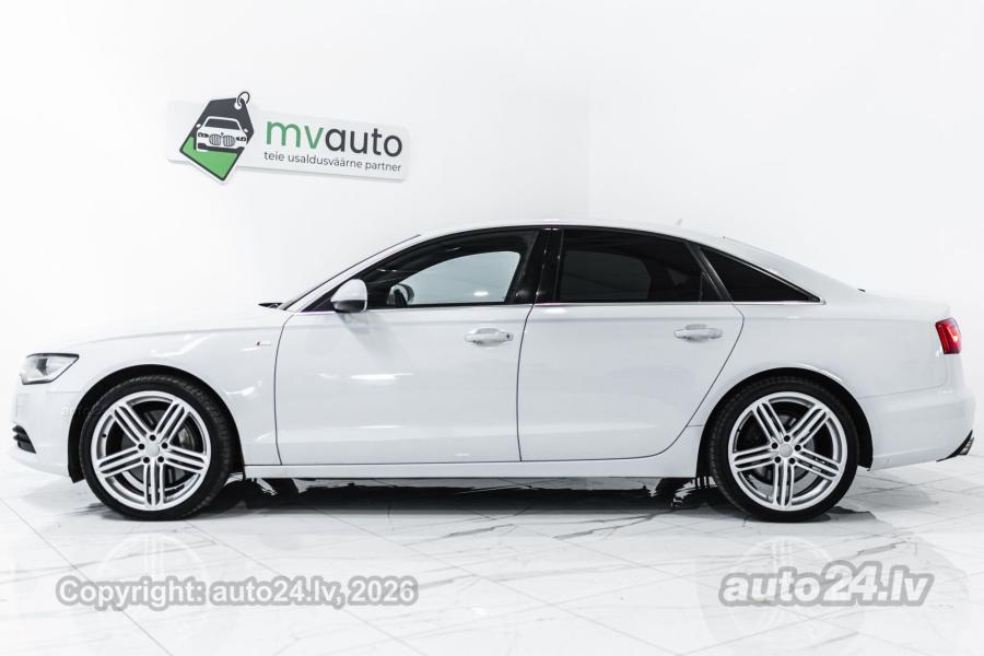 White Audi A6 2011 in Tallinn, with an engine capacity of 3.00 L and mileage of 250 thousand km for 9990 €, photo 10 on AUTOMOTO.COM.LV