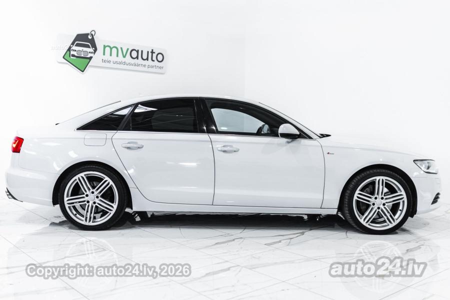 White Audi A6 2011 in Tallinn, with an engine capacity of 3.00 L and mileage of 250 thousand km for 9990 €, photo 11 on AUTOMOTO.COM.LV