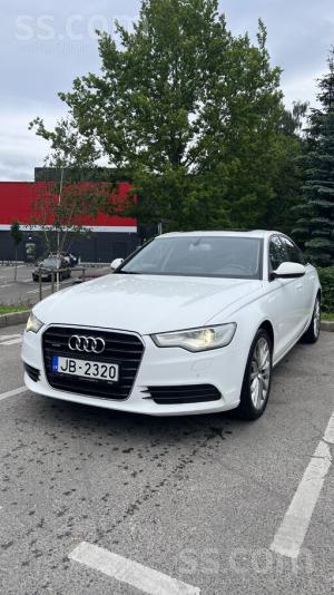 Balts Audi A6 2011 Rīga, ar dzinēja tilpumu 3.00 L un nobraukumu 296 tūkst. km par 7350 €, foto  vietnē AUTOMOTO.COM.LV