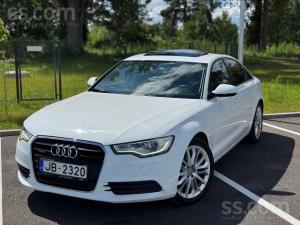 White Audi A6 2011 in Riga, with an engine capacity of 3.00 L and mileage of 297 thousand km for 7950 €, photo 4 on AUTOMOTO.COM.LV