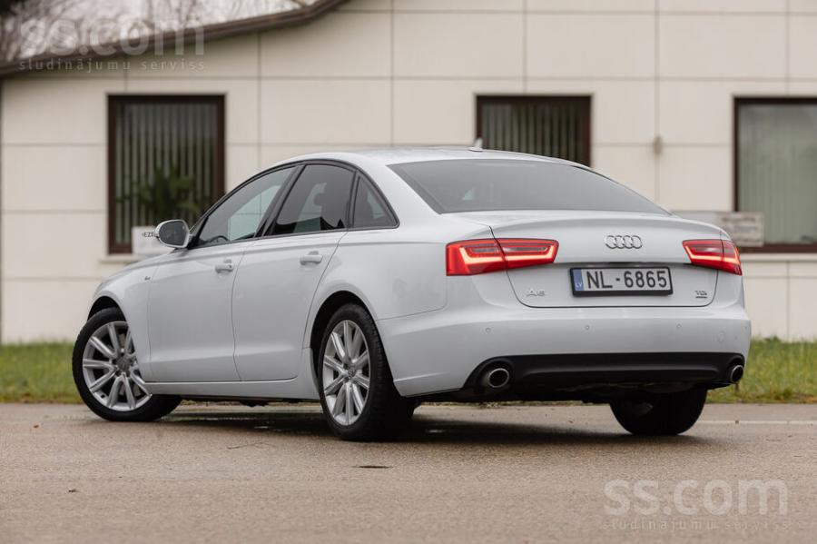 Balts Audi A6 2012 Jelgava, ar dzinēja tilpumu 3.00 L un nobraukumu 303 tūkst. km par 12500 €, foto 4 vietnē AUTOMOTO.COM.LV