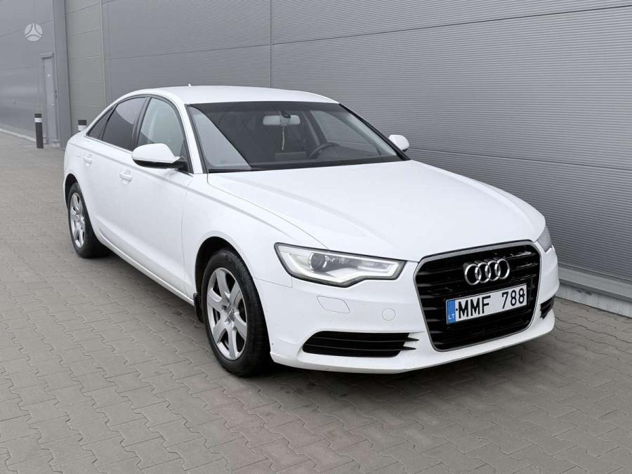 White Audi A6 2012 in Vilnius, with an engine capacity of 0.00 L and mileage of 356 thousand km for 6900 €, photo 1 on AUTOMOTO.COM.LV