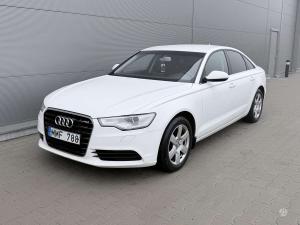 White Audi A6 2012 in Vilnius, with an engine capacity of 0.00 L and mileage of 356 thousand km for 6900 €, photo 3 on AUTOMOTO.COM.LV