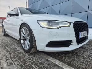 White Audi A6 2012 in Silute, with an engine capacity of 2.00 L and mileage of 217 thousand km for 6850 €, photo 4 on AUTOMOTO.COM.LV
