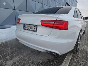 White Audi A6 2012 in Silute, with an engine capacity of 2.00 L and mileage of 217 thousand km for 6850 €, photo 5 on AUTOMOTO.COM.LV